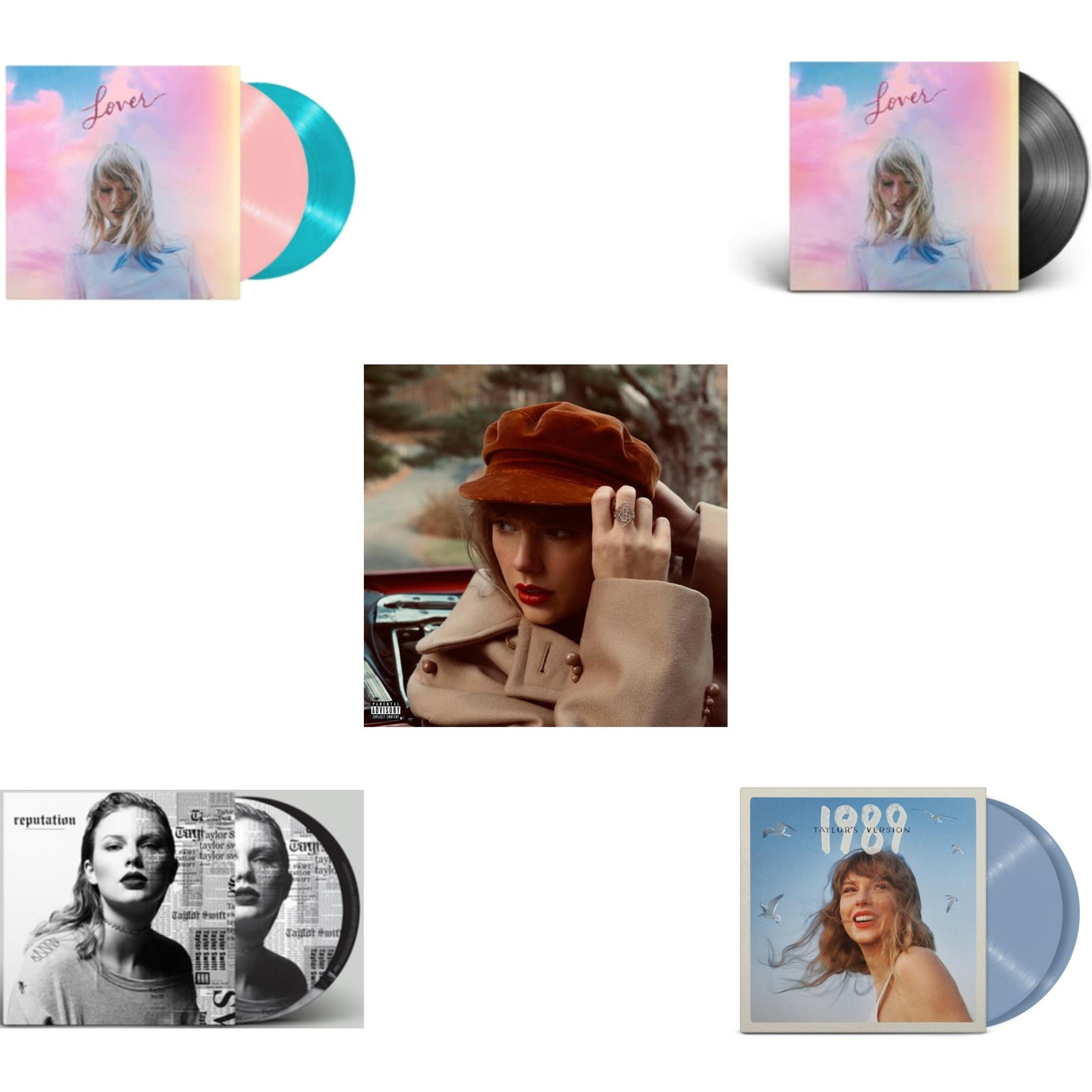Lover & Reputation (Picture Disc) & Red (Taylor's Version) (4LP ...