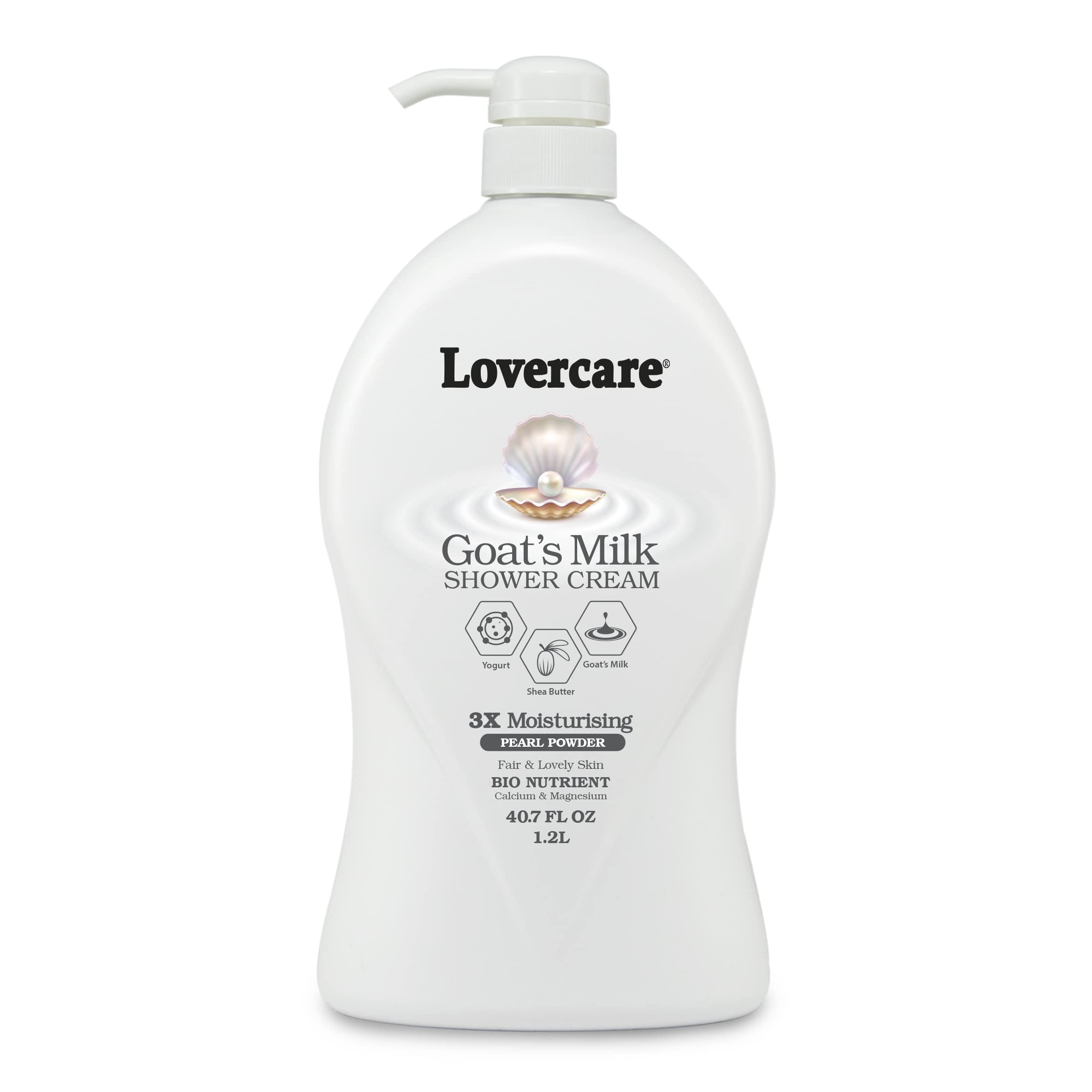 Lover's Care Goat's Milk Moisturizing Body Wash Shower Cream Pearl ...