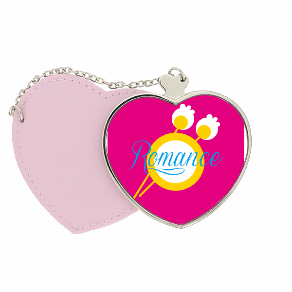 Lovers Love Eternal Romance Mirror Travel Purse Makeup Heart Pink - Walmart.com