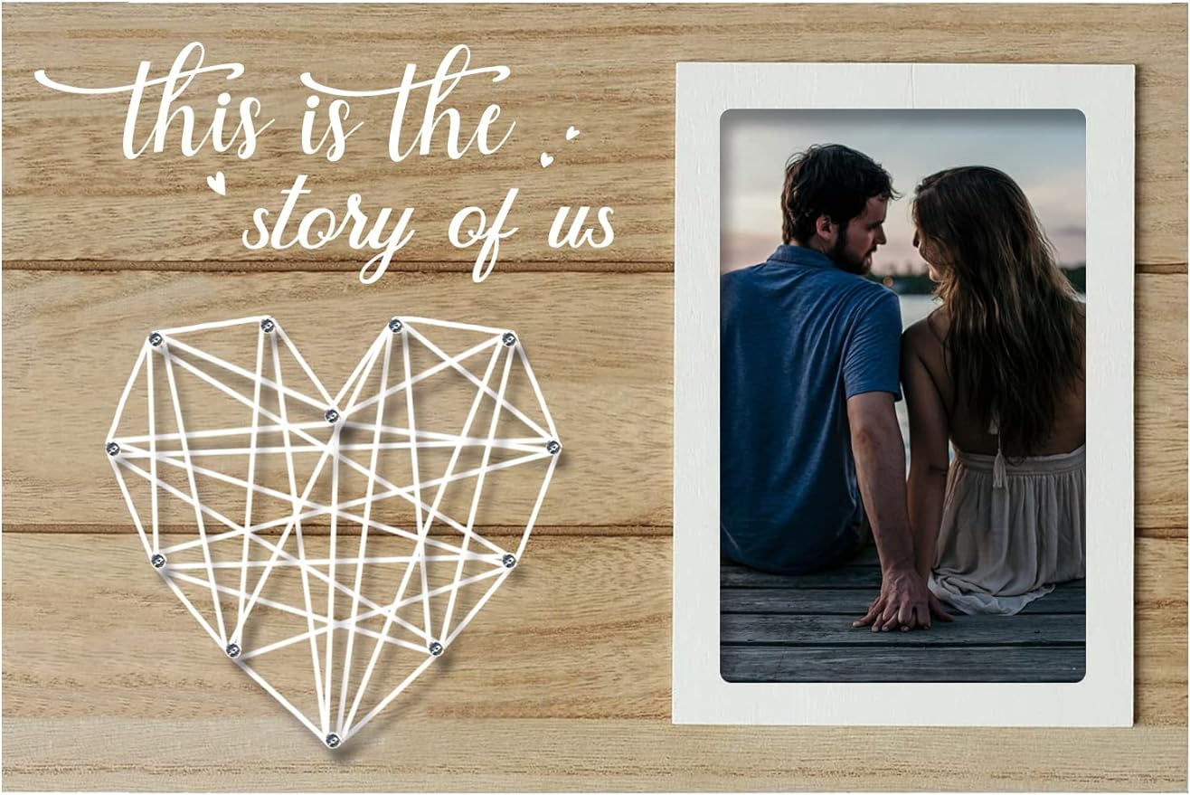 Lovers Romantic Picture Frame Engagement Wedding Gifts for Engaged ...