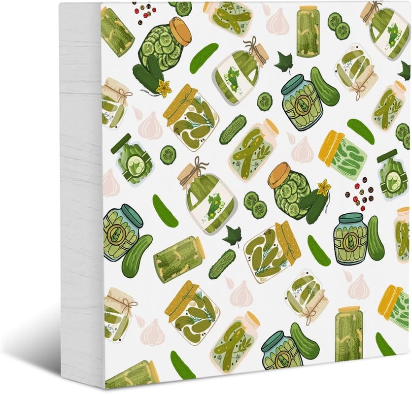 Loves Pickles Cute Home Office Farmhouse Decor Pickle Gifts Desk Decor ...