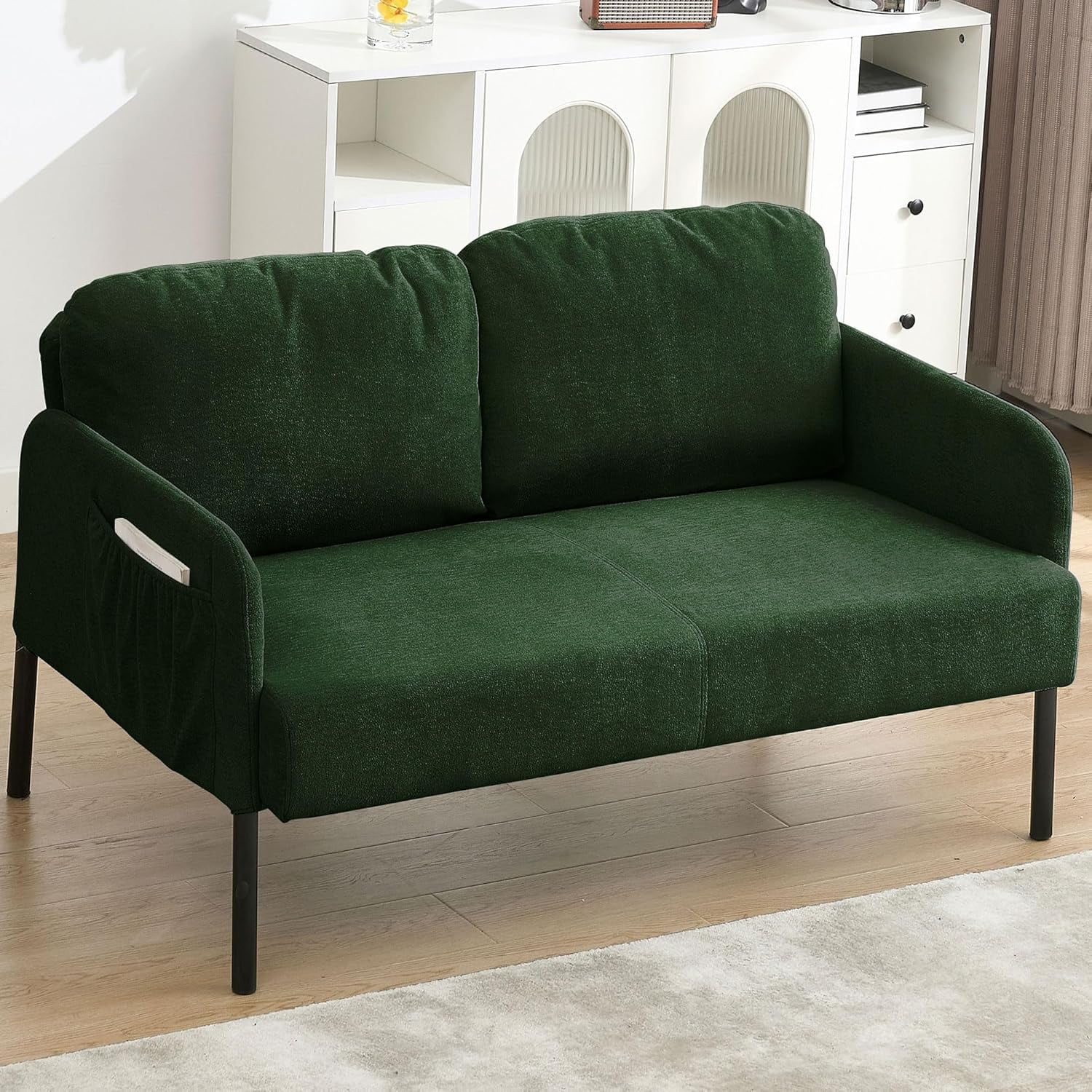 Loveseat Sofa, 48" Small Couches for Apartment, 2 Seat Mini Sofa with ...