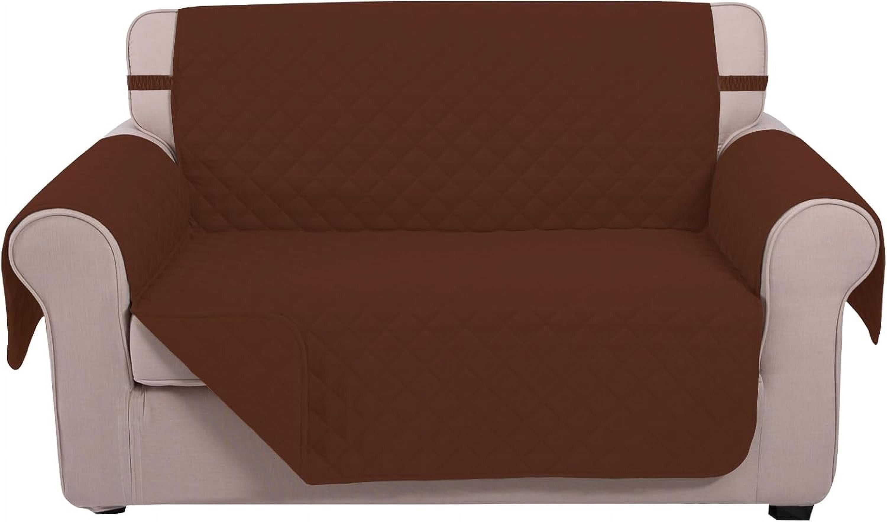 Loveseat Sofa Cover Reversible Couch Covers for 2 Cushion Couch for ...