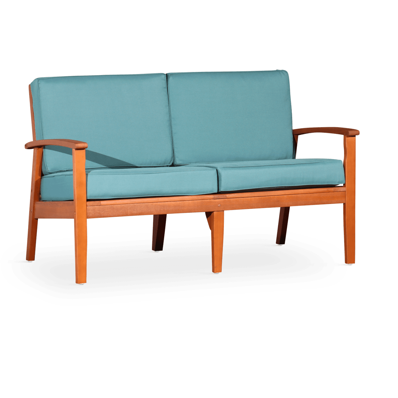 Loveseat Sofa with Cushions, 2 Seater Upholstered Couch Sofa Chair with ... Loveseat Sofa with Cushions, 2 Seater Upholstered Couch Sofa Chair with ...