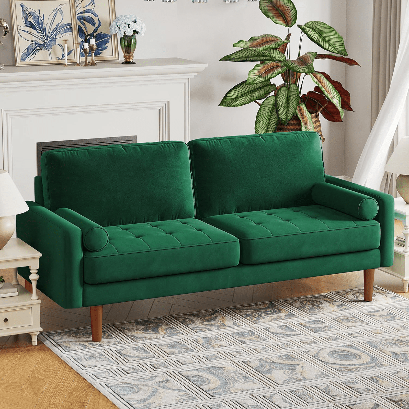 Soft green sofa store