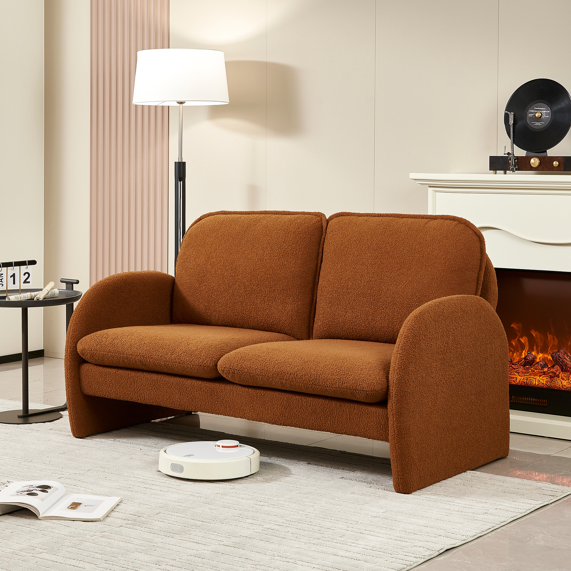 Loveseat with resilient foam and stable structure - Long - lasting ...