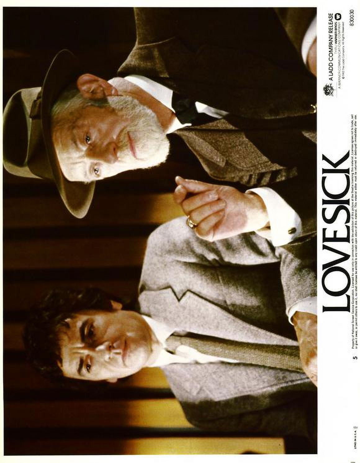 Lovesick - movie POSTER (Style E) (11" x 14") (1983) - Walmart.com