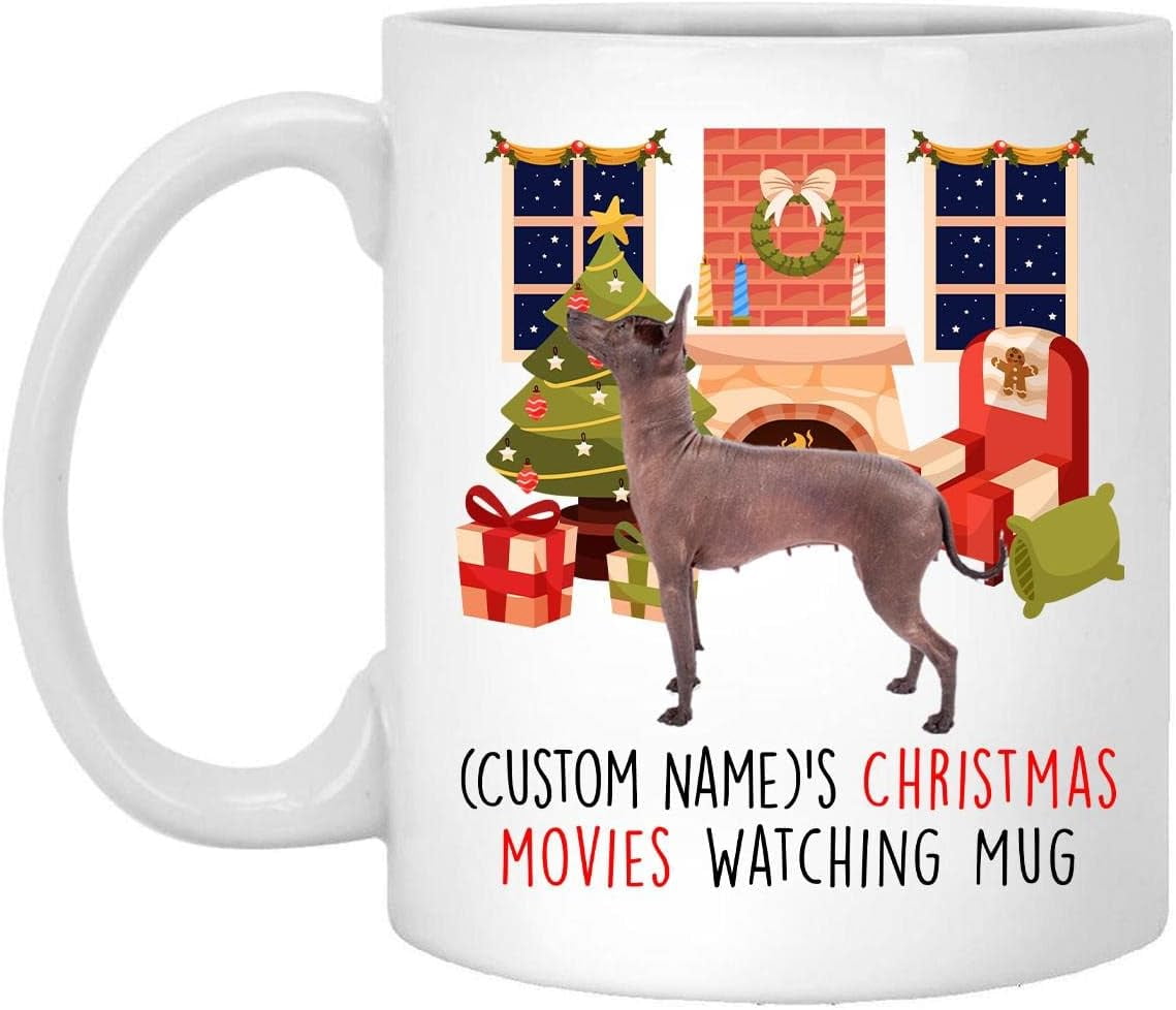 Lovesout Xoloitzcuintli Mexican Hairless Dog 2025 Christmas Movies ...