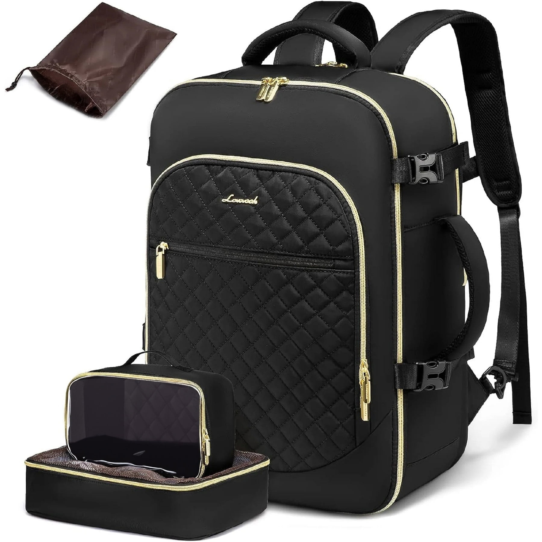 "Lovevook Carry-on Luggage Backpack, Waterproof, Fits 17.3"" Laptop ...