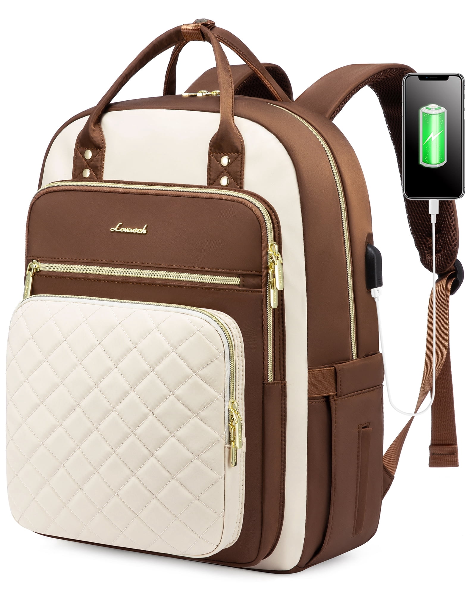 Lovevook Laptop Backpack Purses for Women,Nurse Teacher College Work ...