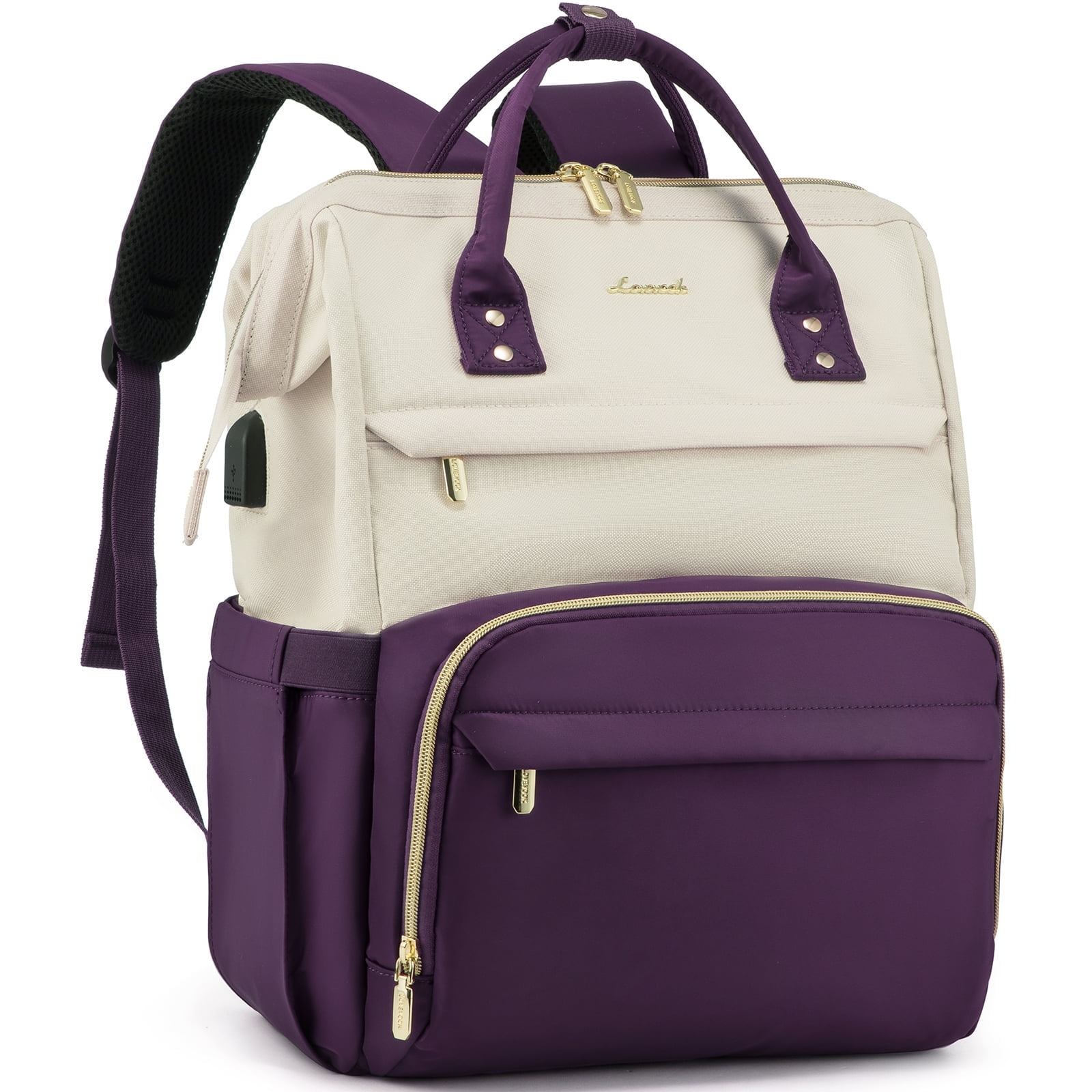 Lovevook Laptop Backpack for Women, Large Work Bag Travel Backpack Fit ...