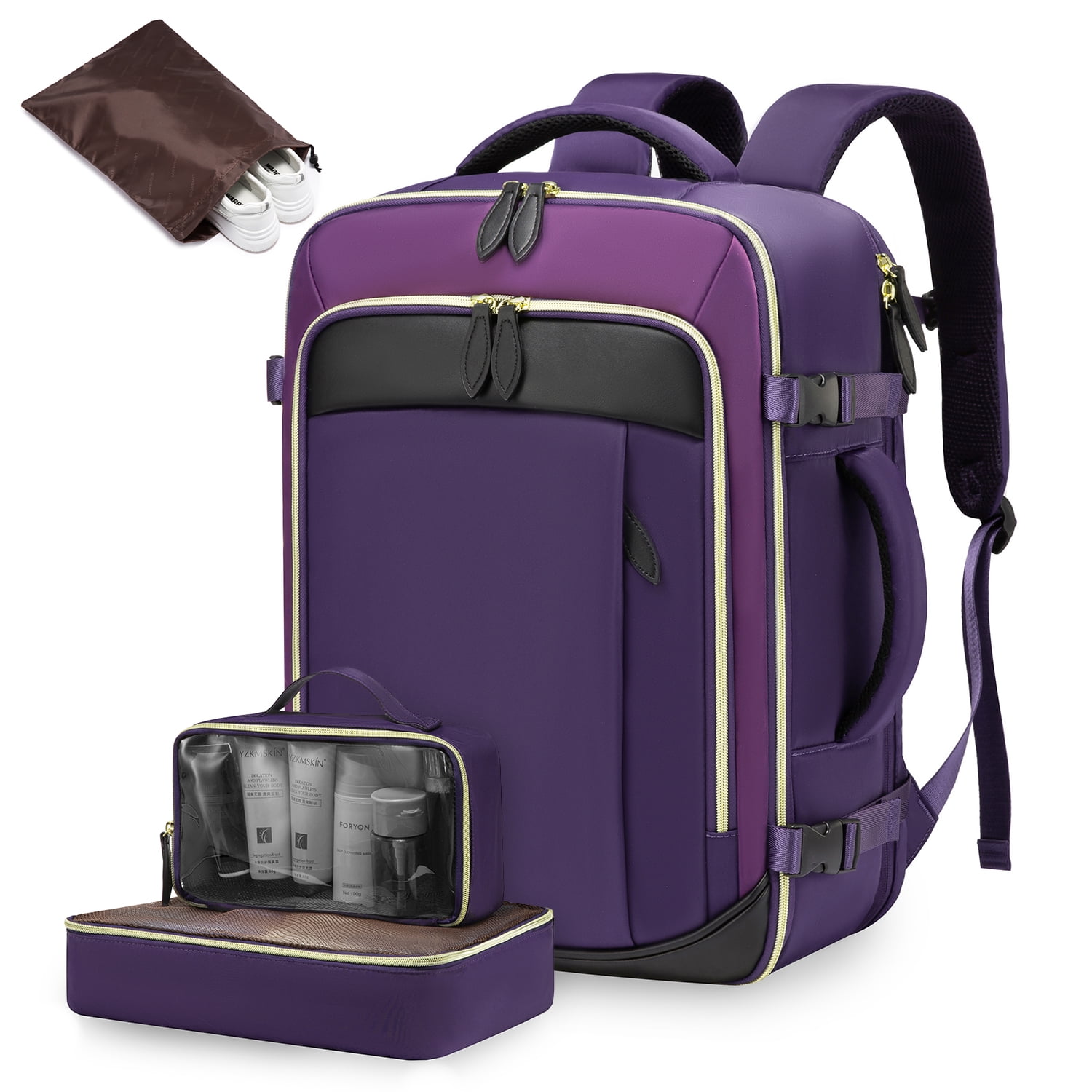 Lovevook Travel Backpack, 40L Carry-on Luggage Backpack Airplane ...