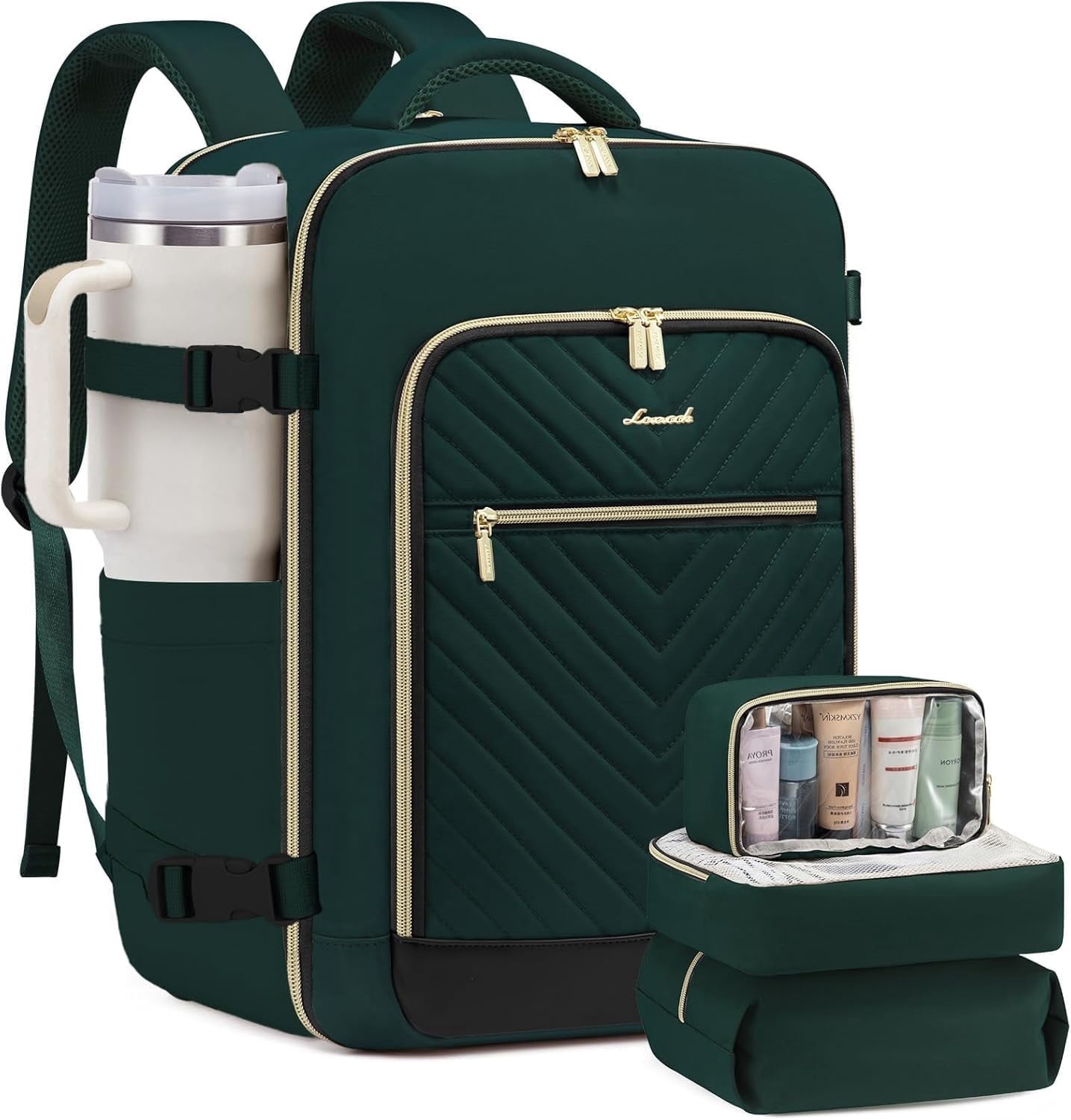 Lovevook Travel Backpack Men Women, 40L Expandable Carry On Luggage ...