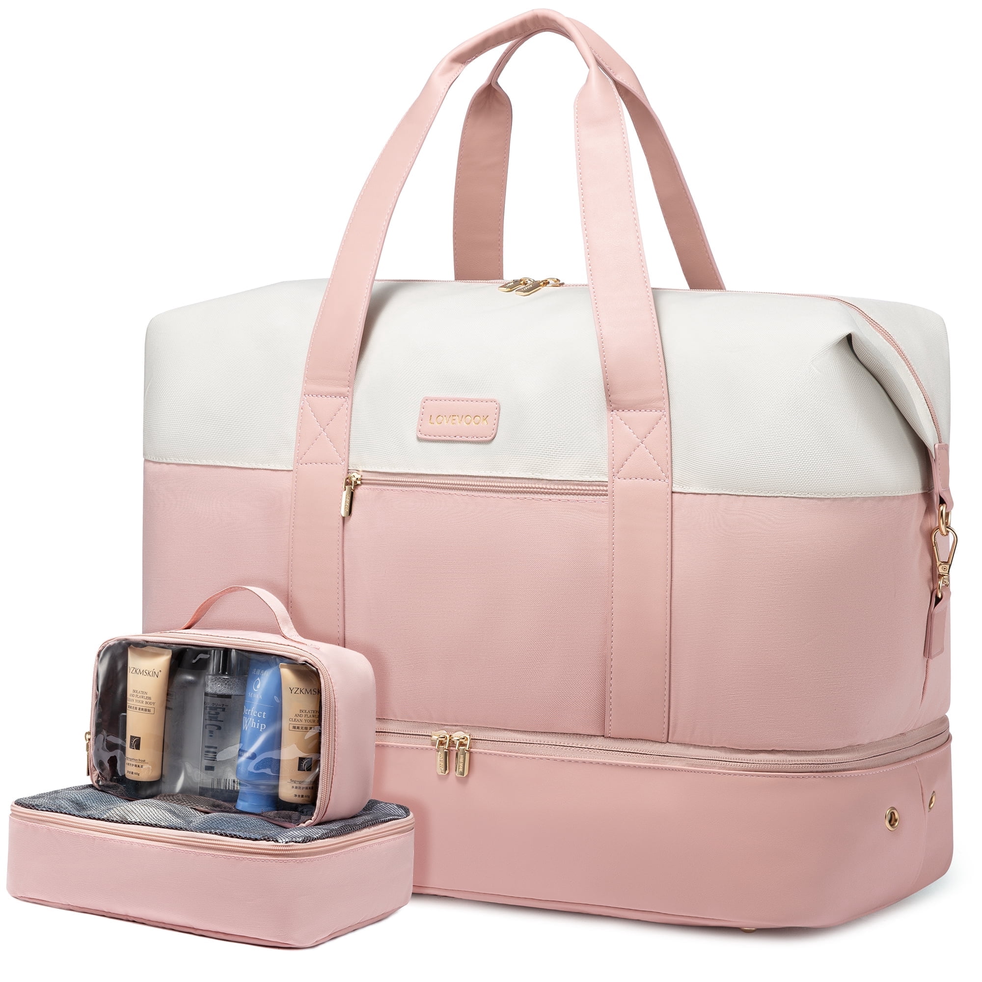 Lovevook Travel Duffel Bag for Women, Large Weekender Overnight Bag ...