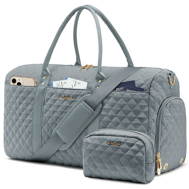 Lovevook Travel Duffle Bag for Women, TSA Approved Large Weekender Bag ...