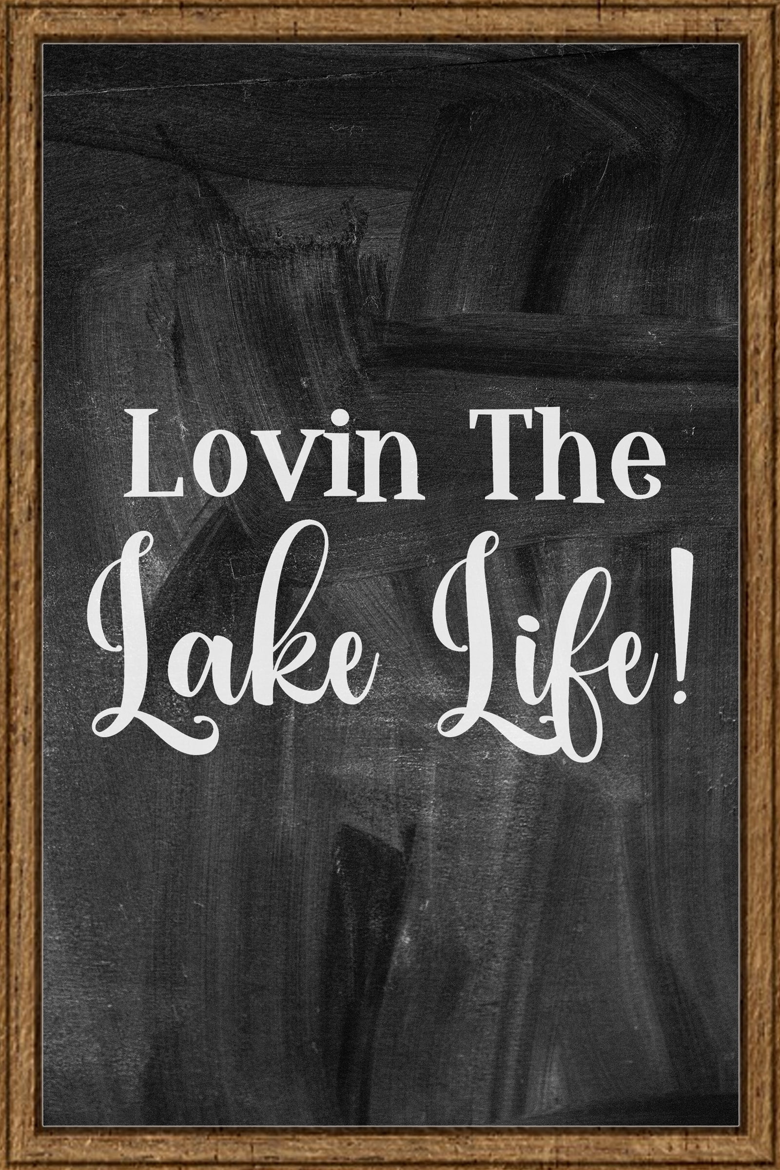 Lovin' The Lake Life Fun Beach Gear Sunshine Water Boating Summer Tin ...
