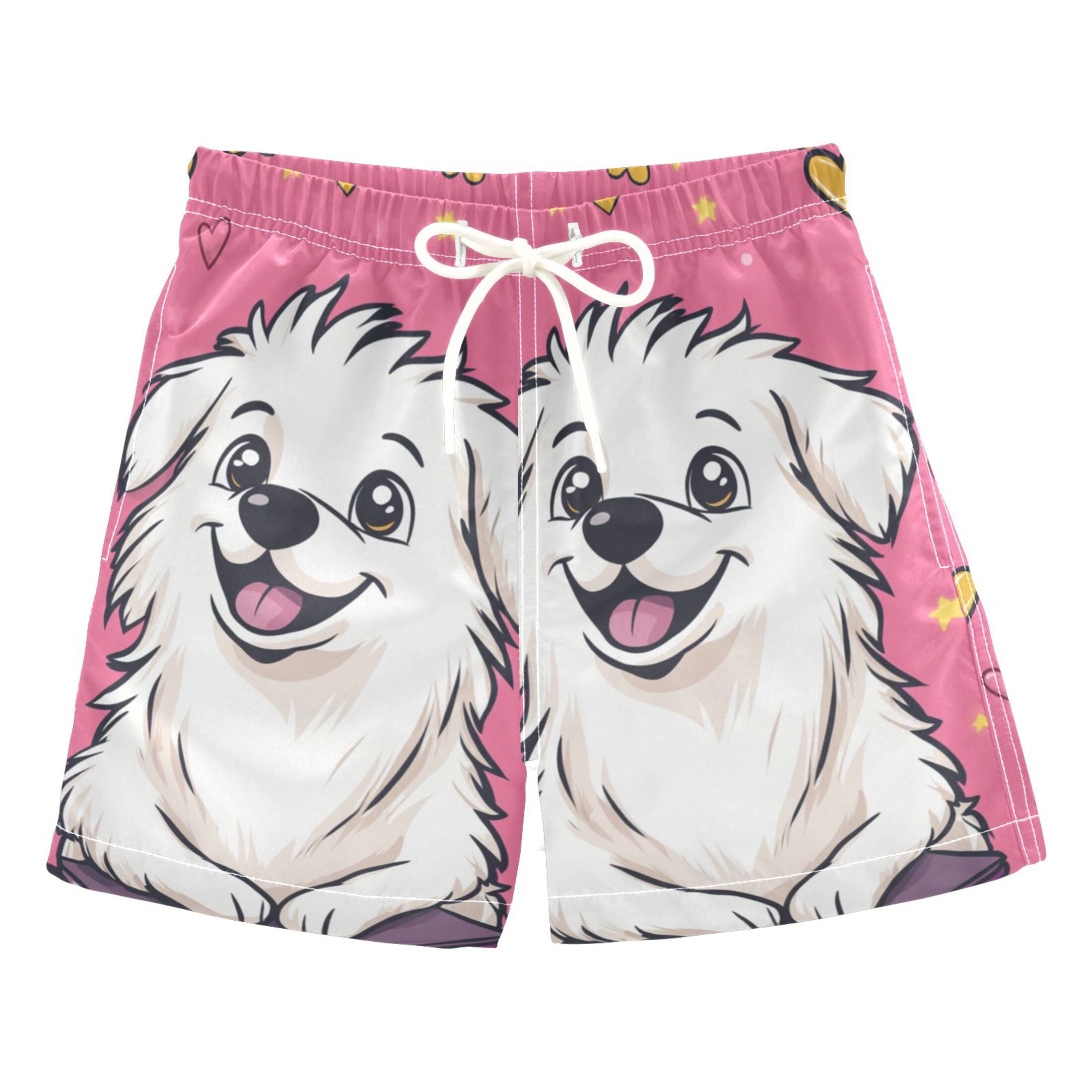 Loving Dog Cartoon Picture Boys Swim Trunks Quick Dry Boy Swim Shorts ...