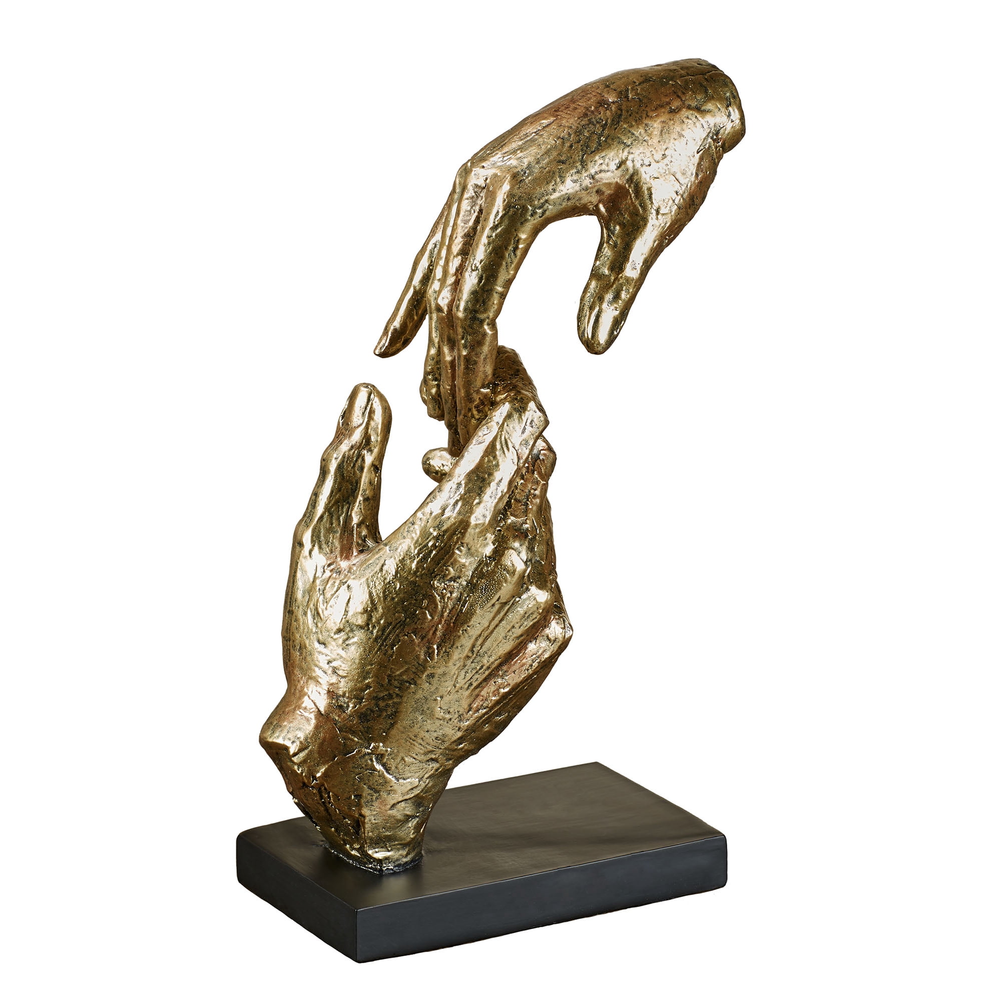 Loving Hands Table Sculpture Gold 11.5 Inches High - Walmart.com