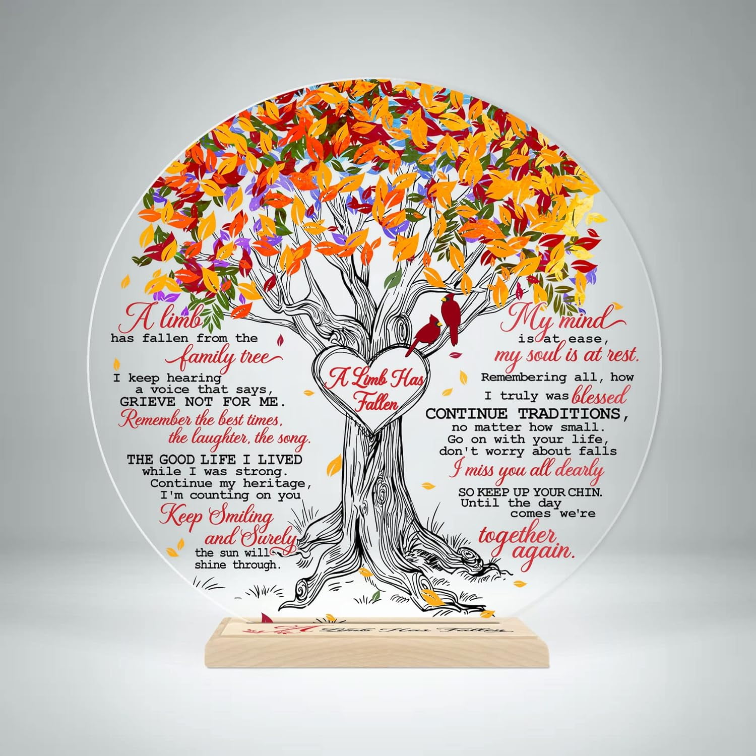 in Loving Memory Funeral Sign, Sympathy Gifts for Loss of Loved One ...