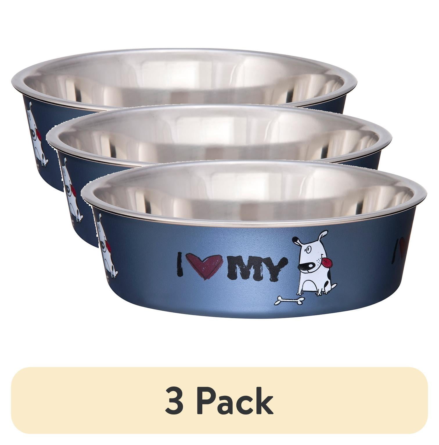 (3 pack) Loving Pets Bella Bowls Small, 1.0 CT - Walmart.com