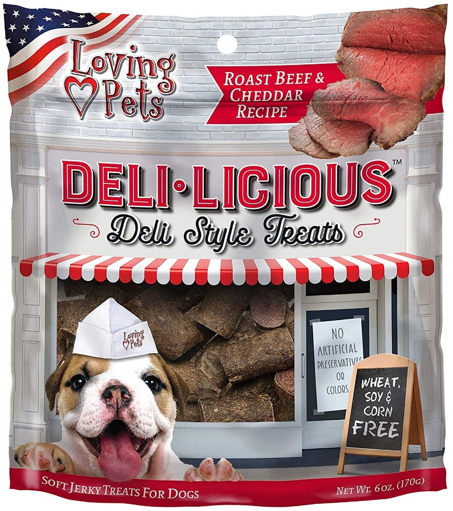 Loving Pets Deli-Licious Deli Style Treats Roast Beef and Cheddar ...