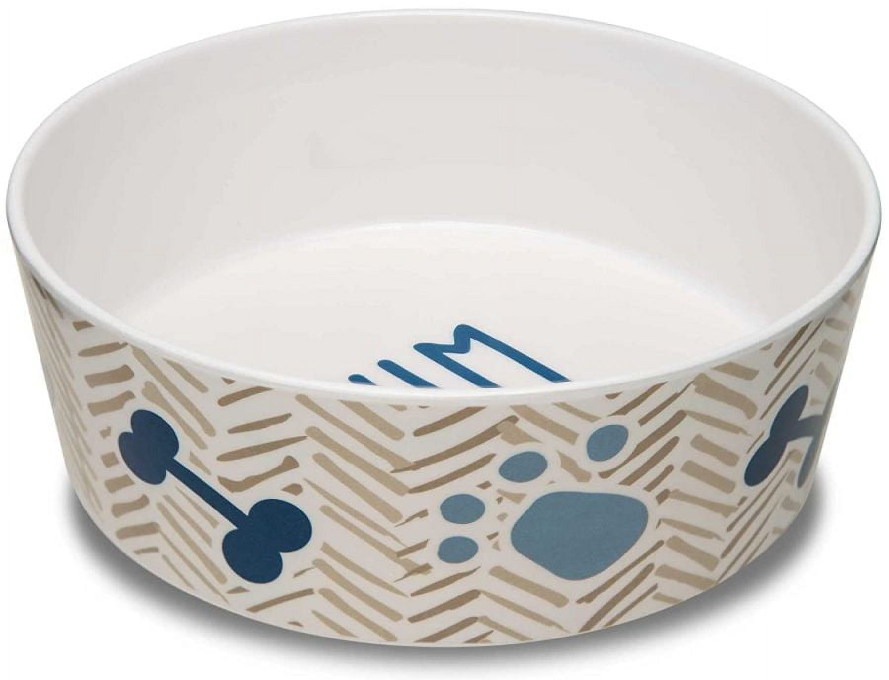 Loving Pets Dolce Moderno Bowl Yum Chevron Design [Dog, Dishes Plastic ...