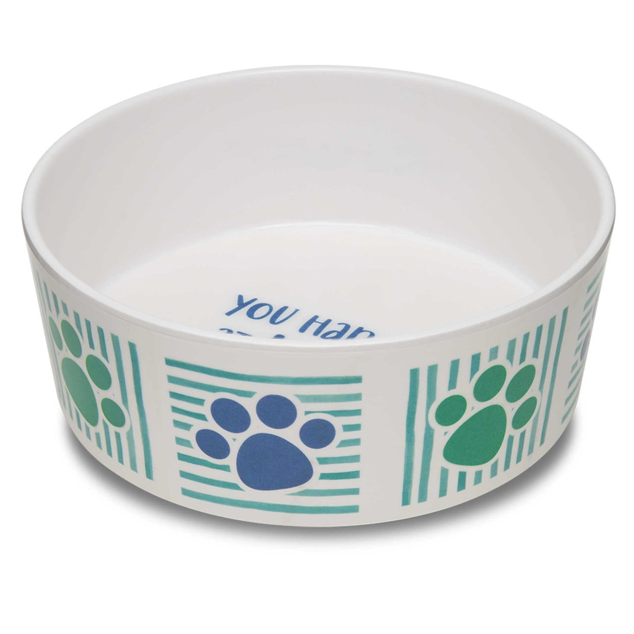 Loving Pets Dolce Moderno Had Me at Woof Dog Bowl, Small - Walmart.com