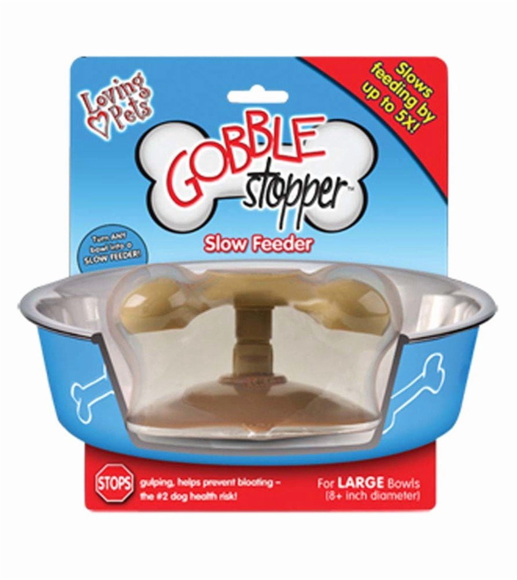 Loving Pets Gobble Stopper Slow Pet Feeding Supplies For Dogs, Large By ...