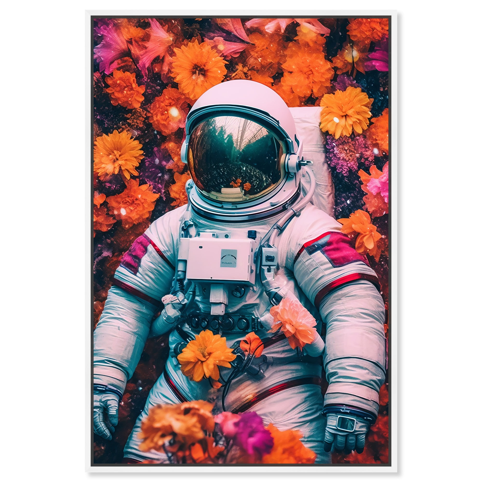 Loving The Spatial Garden Canvas Modern Astronaut Art By Notoriart ...