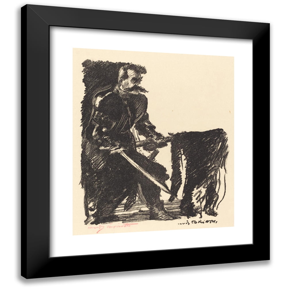 Lovis Corinth 12x14 Black Modern Framed Museum Art Print Titled ...