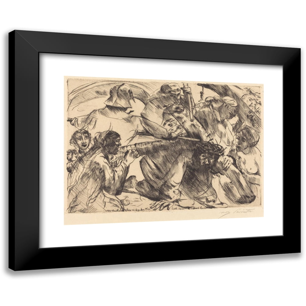 Lovis Corinth 14x11 Black Modern Framed Museum Art Print Titled ...