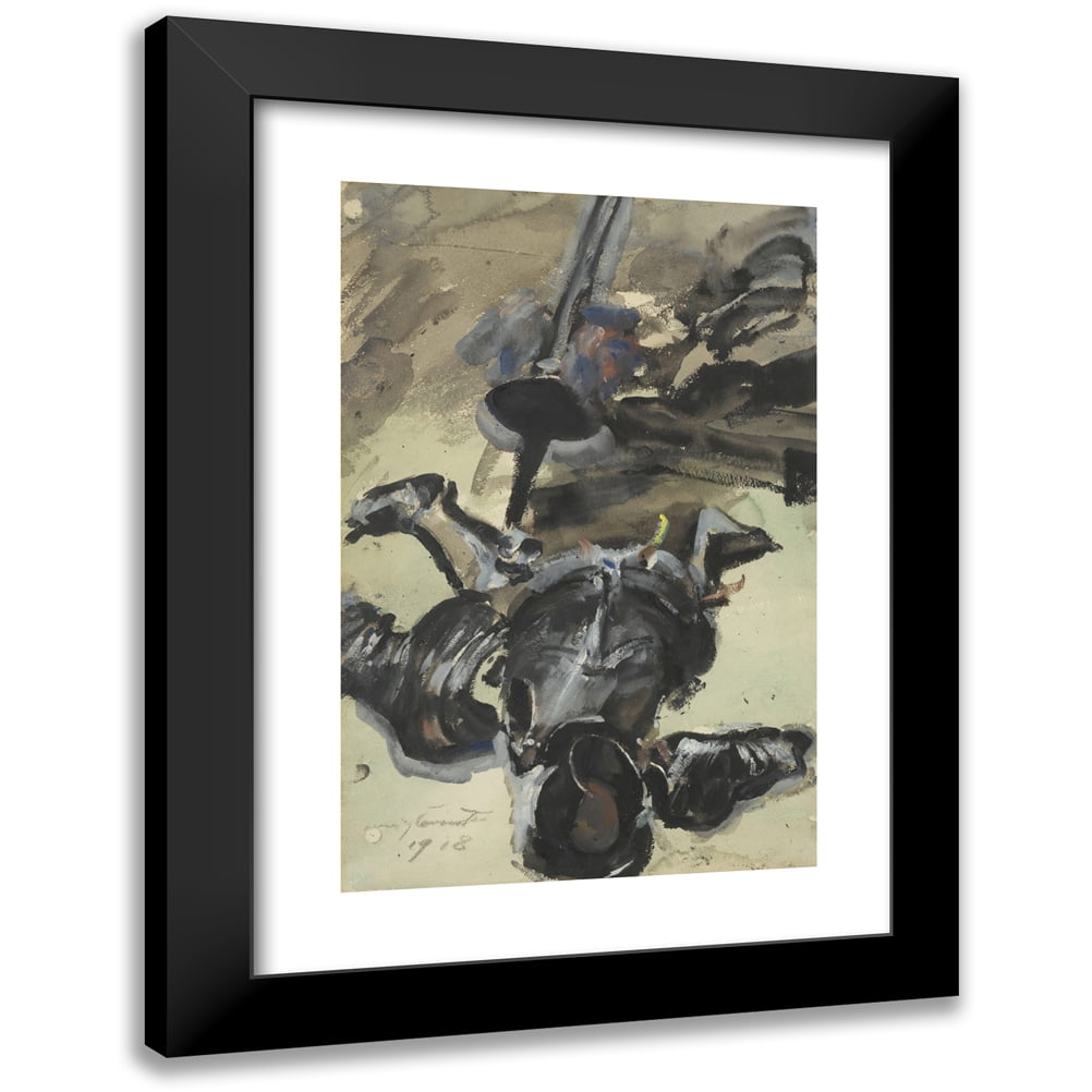 Lovis Corinth 17x24 Black Modern Framed Museum Art Print Titled ...