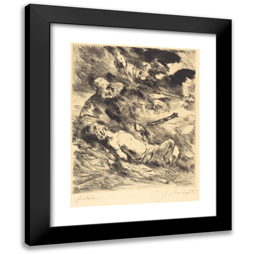 Lovis Corinth 19x24 Black Modern Framed Museum Art Print Titled - The ...