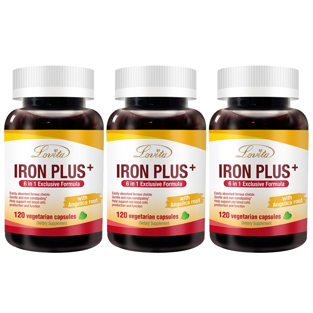 Lovita Iron Plus, Iron Supplement 18 mg (from Ferrous Bisglycinate ...