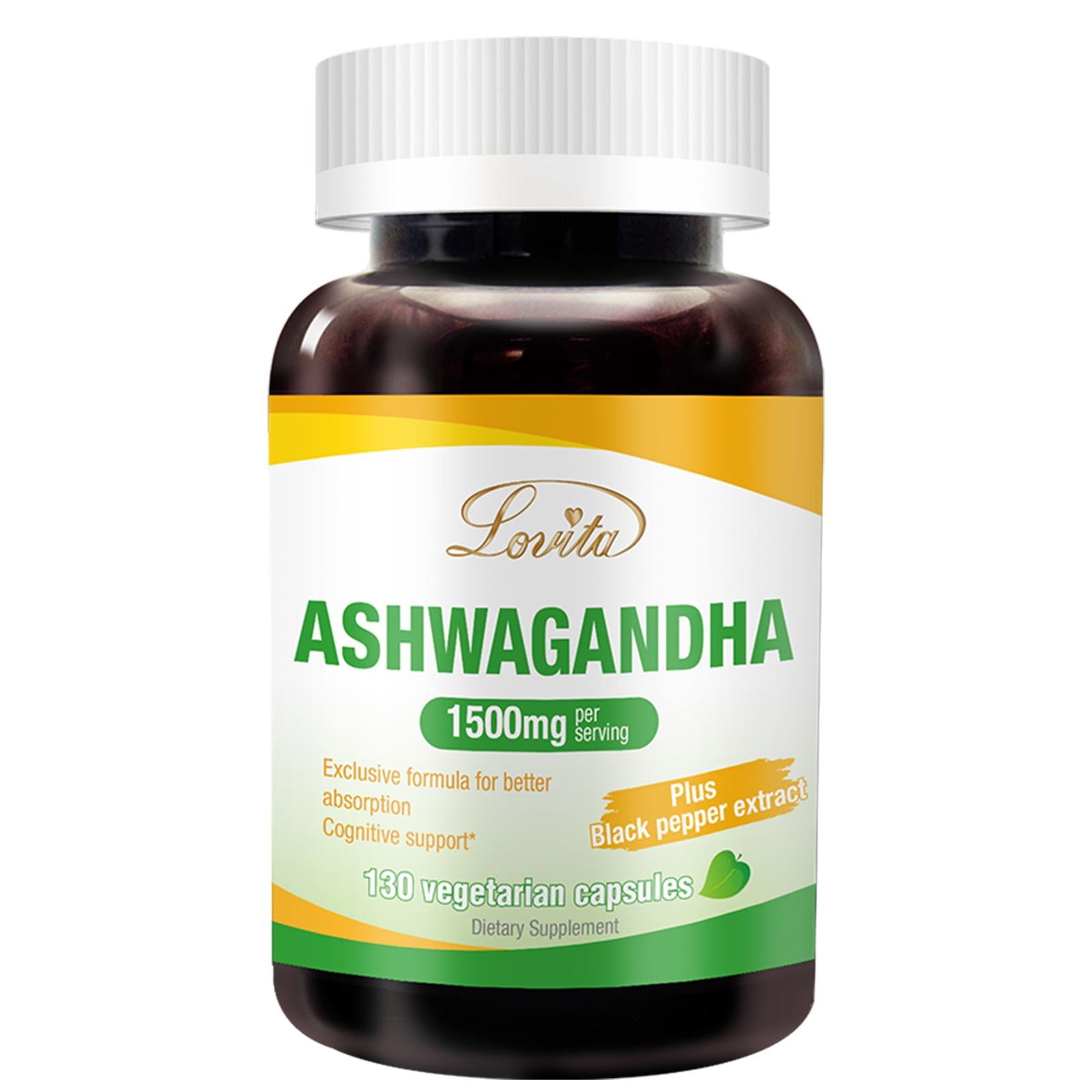 Lovita KSM-66 Ashwagandha Extract | 22,500mg | 5% Withanolide | Vegan ...