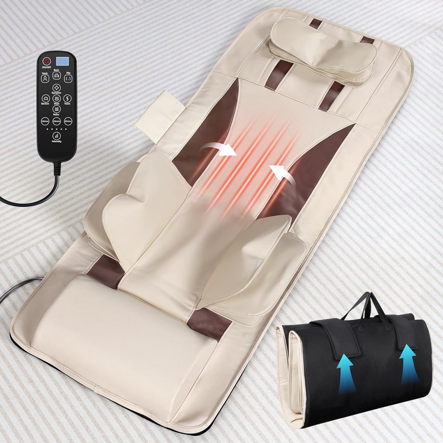 LovoIn | Full Body Massage Mat with 3D Airbag Stretching, Effortless ...