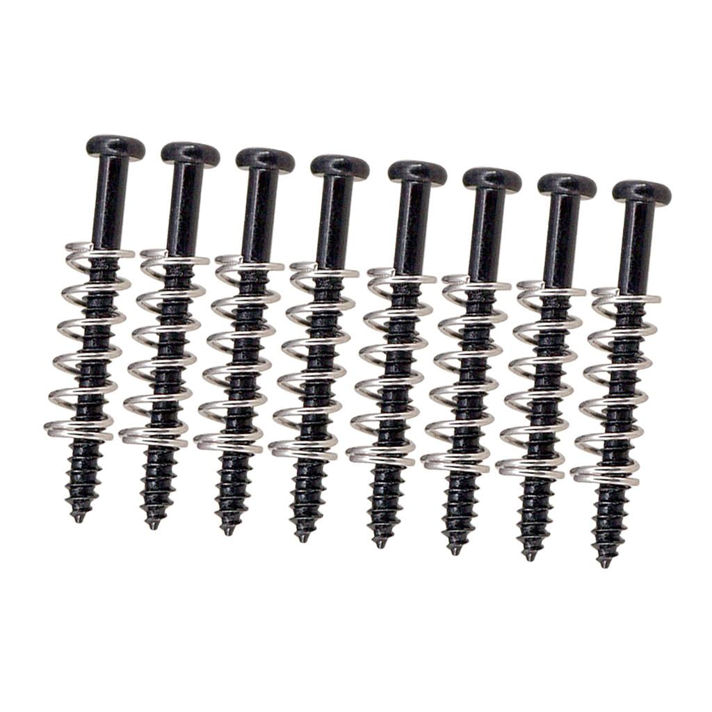 Lovoski Guitar Pickup Screws For ST Electric Guitar Bass Black ...