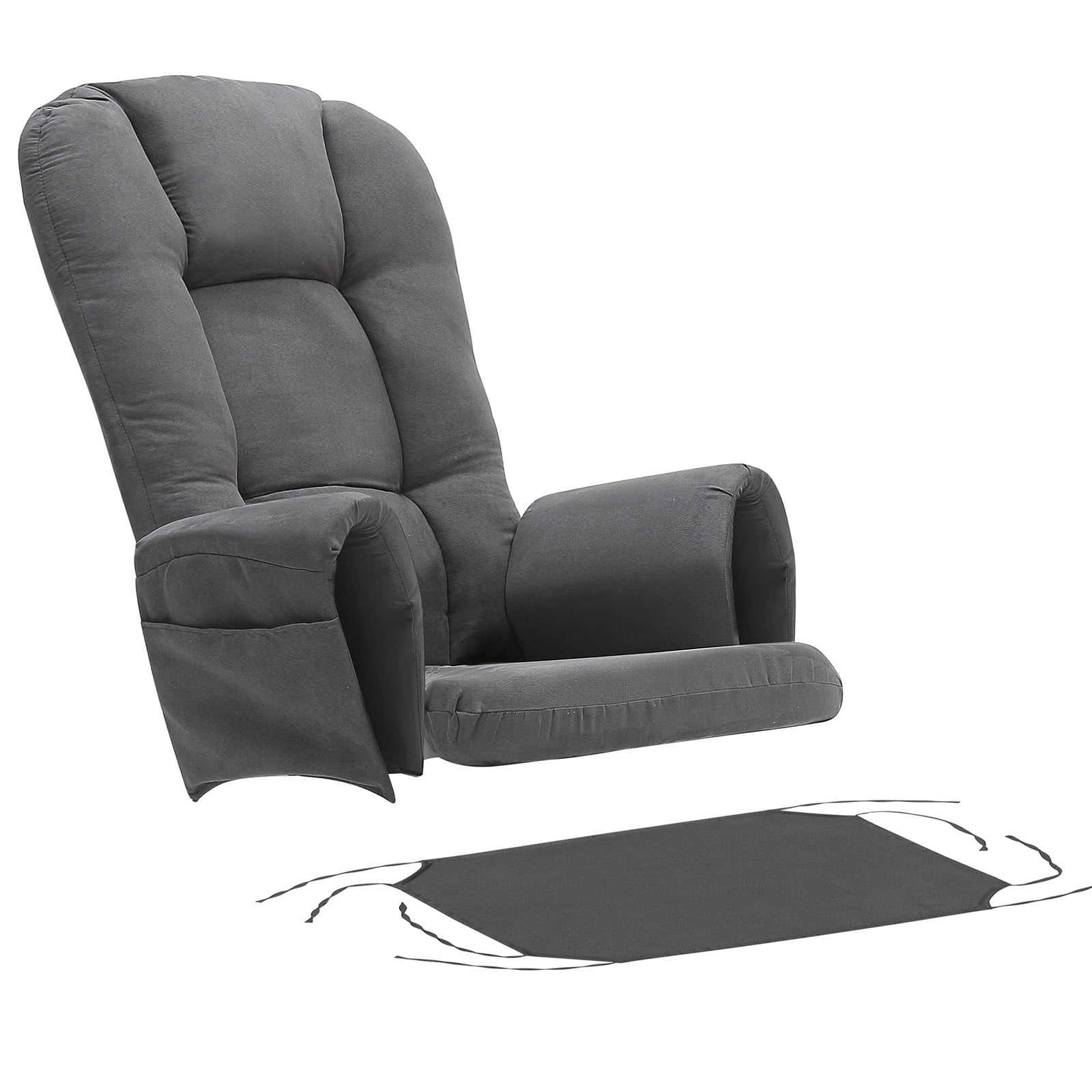 Lovote 5 in 1 Glider Rocker Replacement Cushions Set - Soft Thicken ...