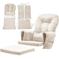 Lovote 5 in 1 Removable Glider Cushions Set Rocking Chair Cushions for ...
