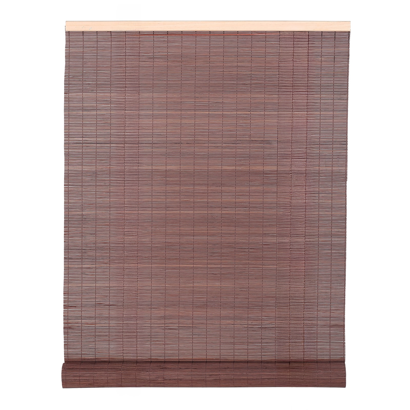 Lovote Bamboo Roman Shades 48" x 72" Chestnut Window Treatment Indoor ...
