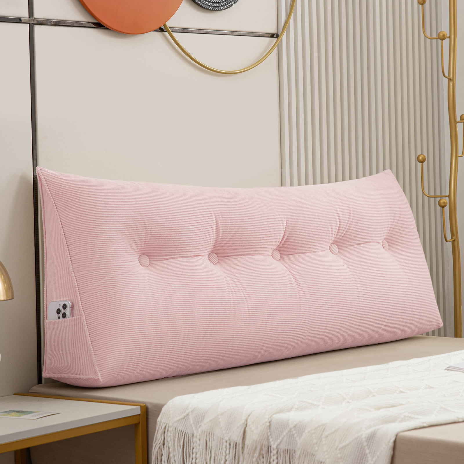 Memory Foam Gap Filler Pillow Memory Foam Bed Wedge Pillow With Pockets ...