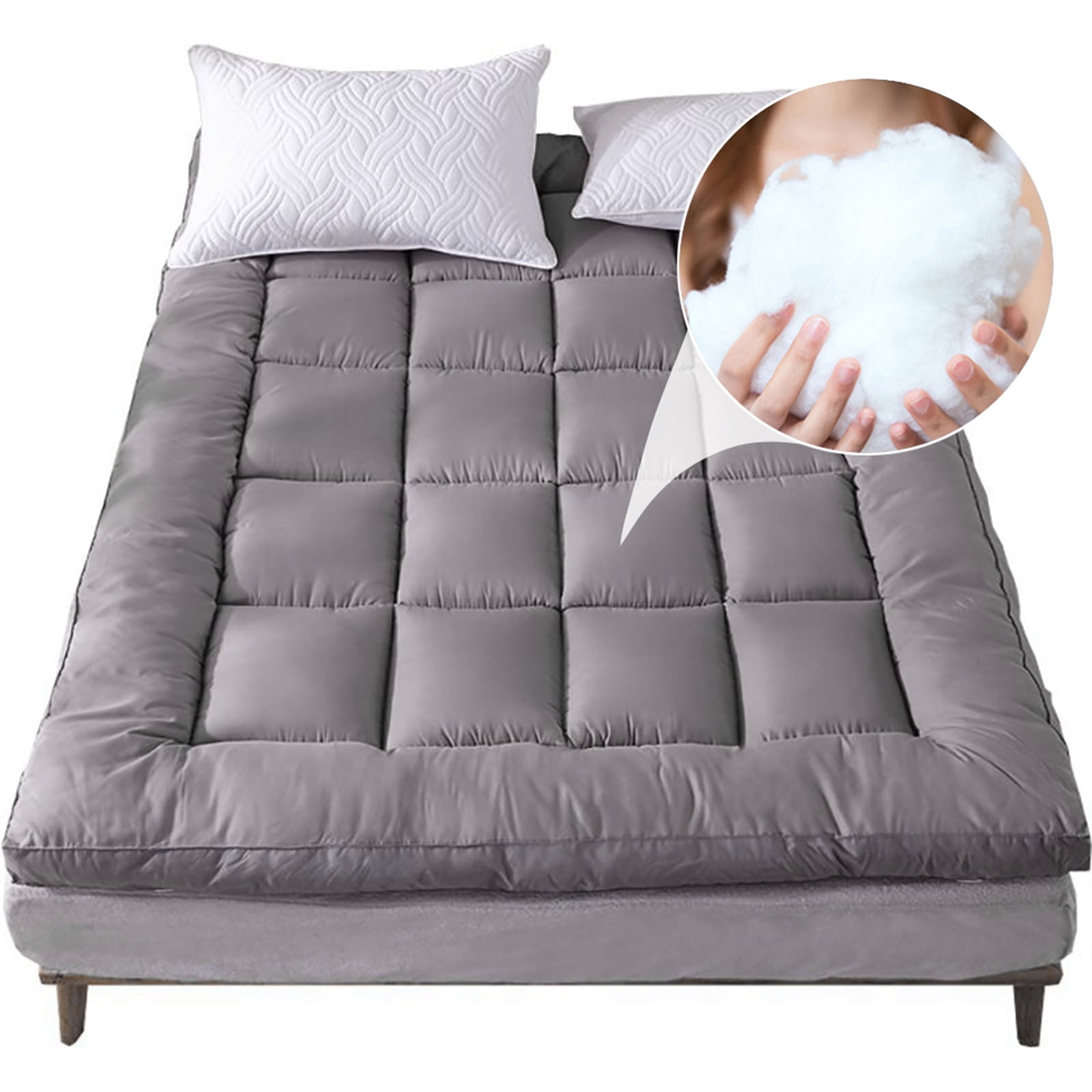 Lovote King Size Thick Mattress Topper with 3 inch Down Alternative ...