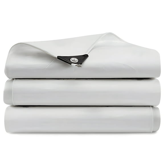 Highcool 10' 10' Dual-Sided Heavy-Duty Tarp – 10 Mil Tear-Resistant Cover with Reinforced Edges ...