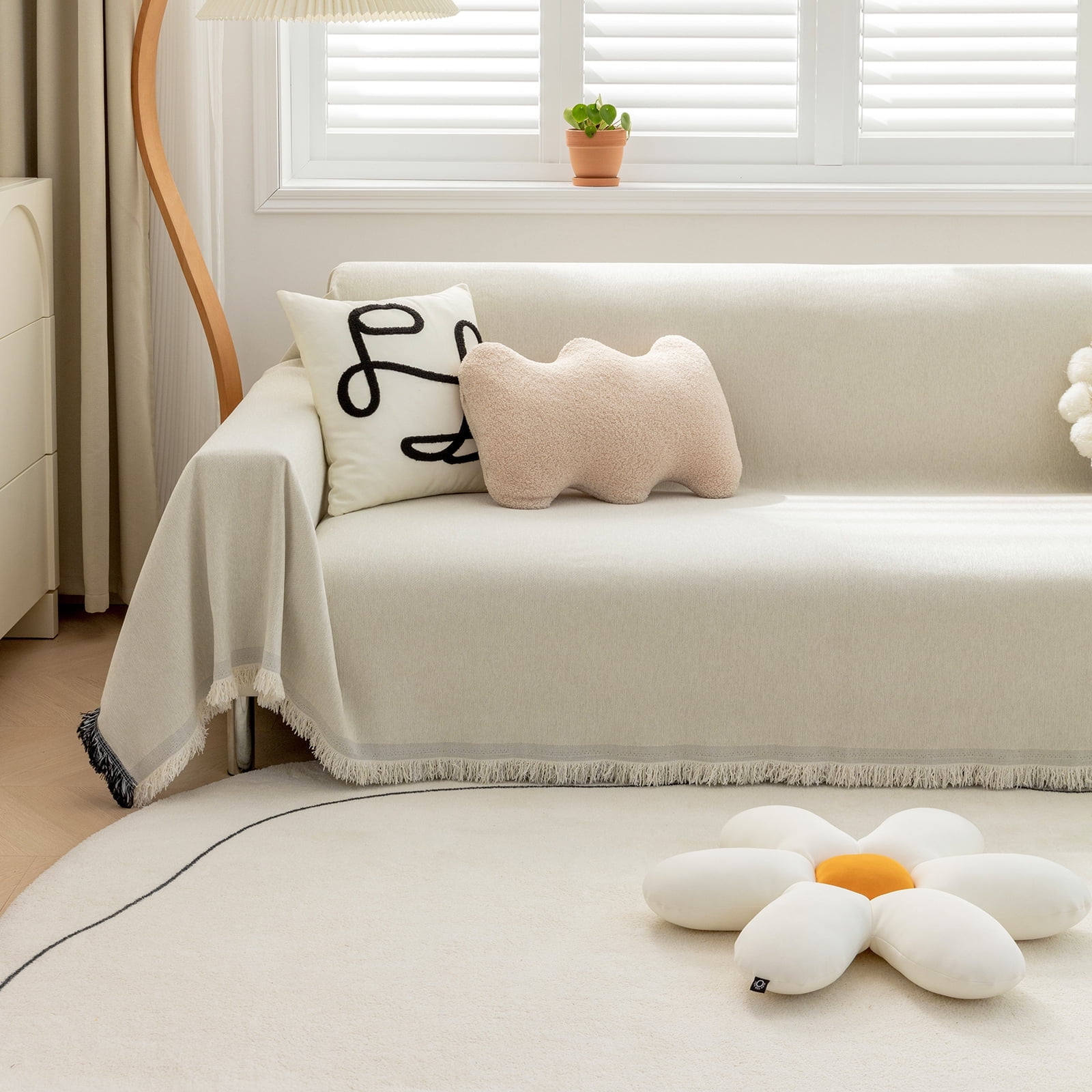 Desirable Life Water-Resistant Couch Cover Extra Large Sofa Cover for ...