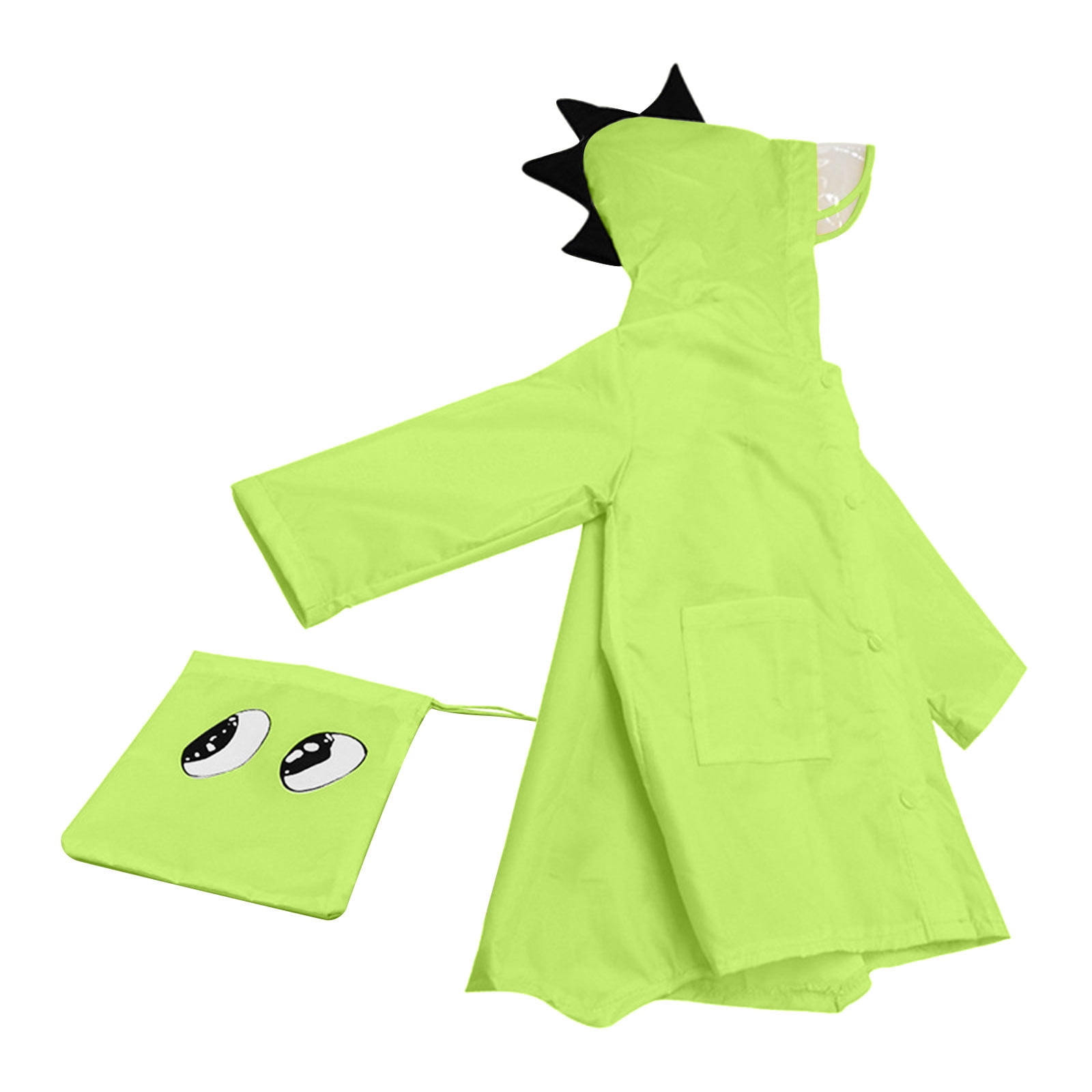 Zwiiyzr 2025 1-8 Years Kids Raincoats For Girls Boys Waterproof Rain Jacket Cartoon Dinosaur ...