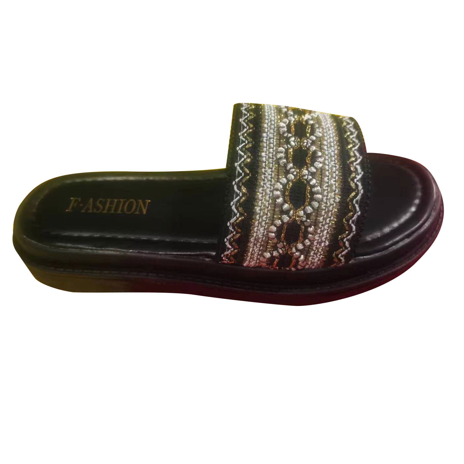 Lovskoo 2024 Beach Knit Slides for Women Super Soft Stylish Slip-On ...