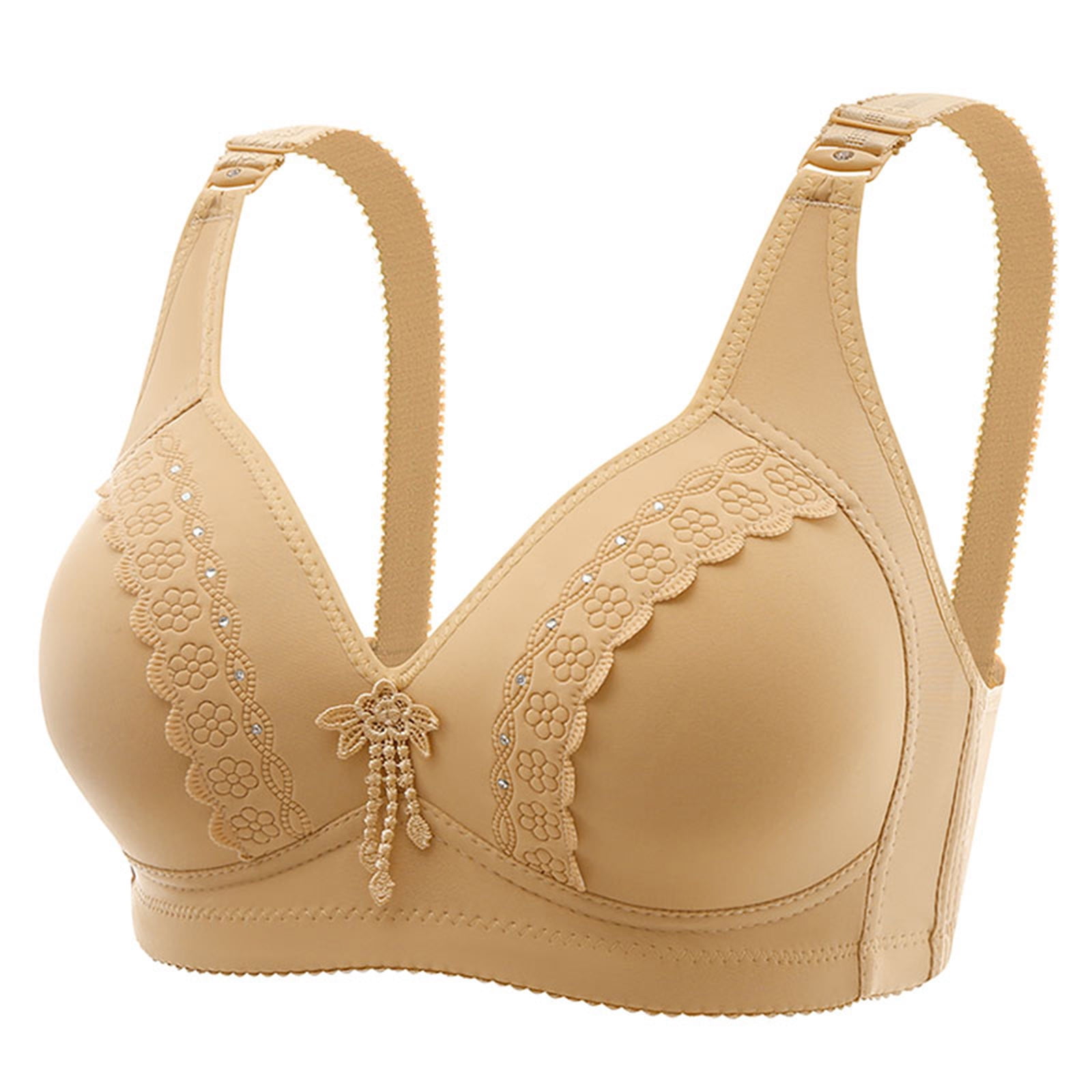 Lovskoo 2024 Bras for Women Push Up No Underwire Comfy Plus Size ...