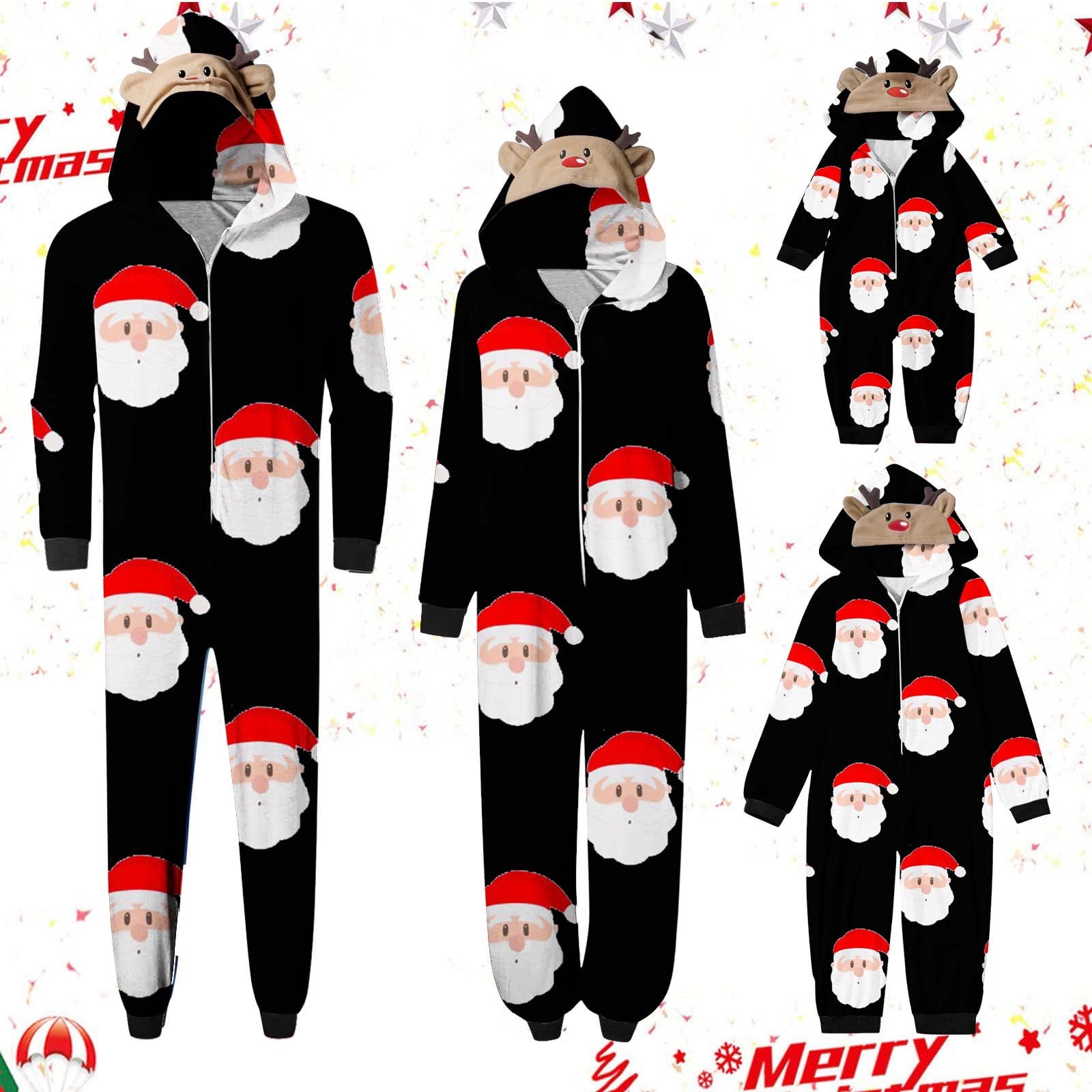 Rohuuque 2024 Family Christmas Pajamas Matching Sets Onesie Trendy ...