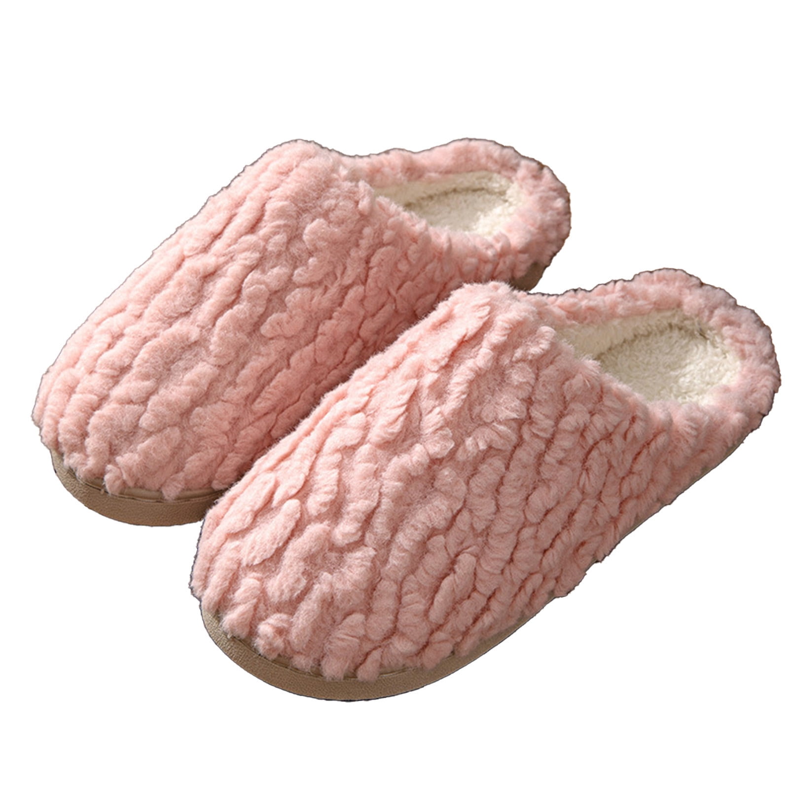 Lovskoo 2024 Fuzzy Slippers for Women and Men Cozy Cute Fruit Slippers ...