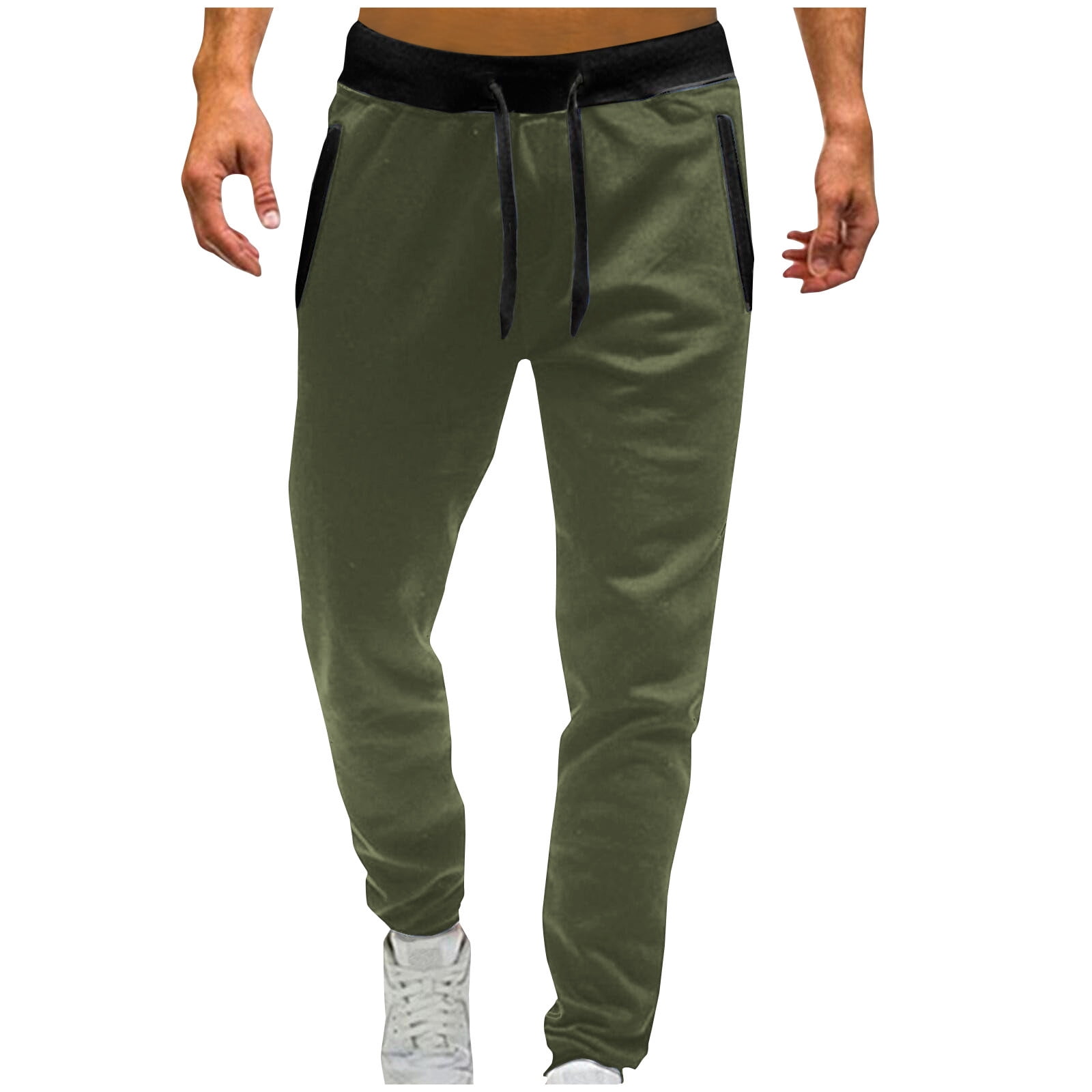 Lovskoo 2024 Men's Cargo Sweatpants Drawstring Loose Fit Sweatpants for ...